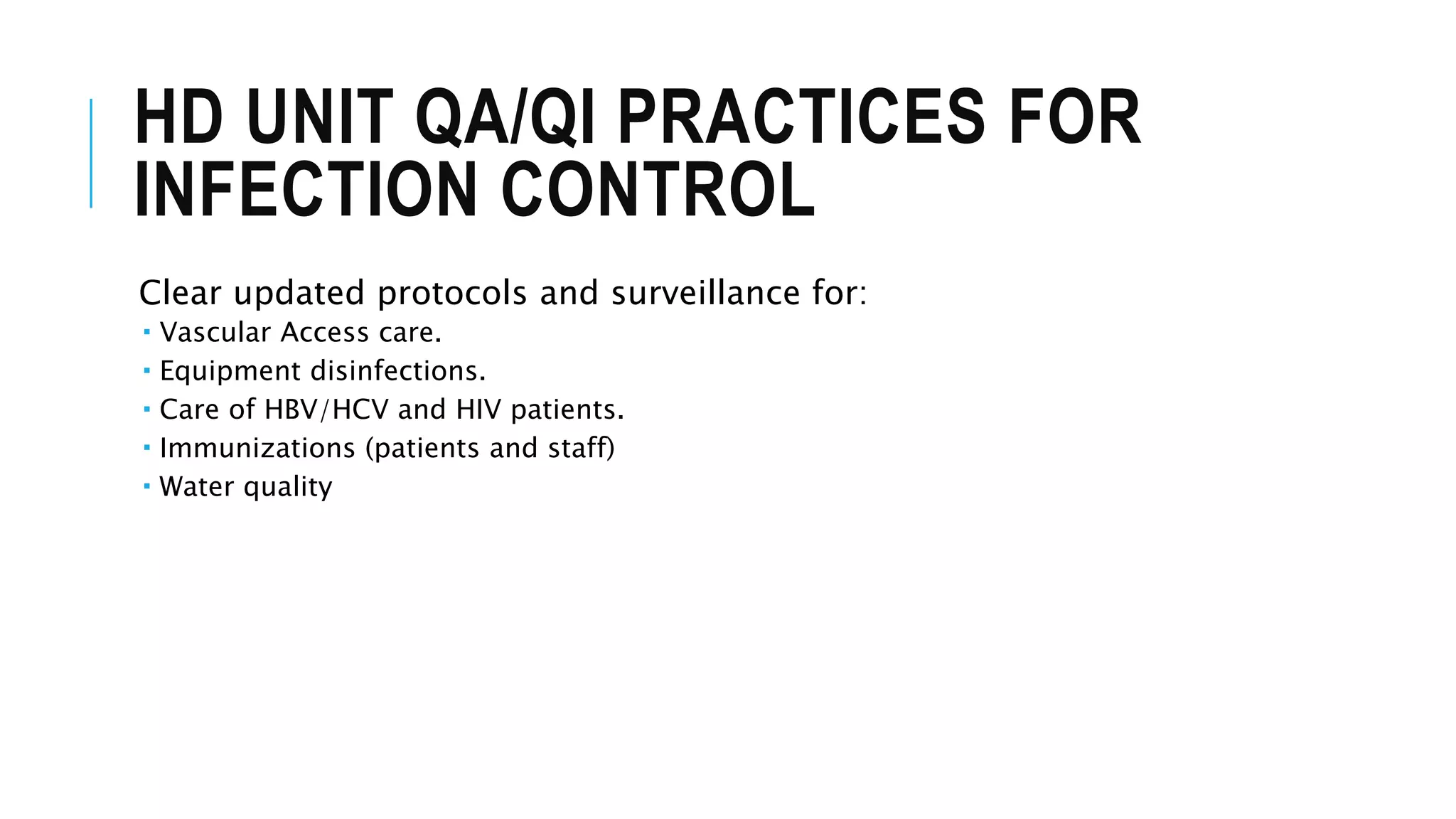 Infection Prevention in Hemodialysis unit | PPTX