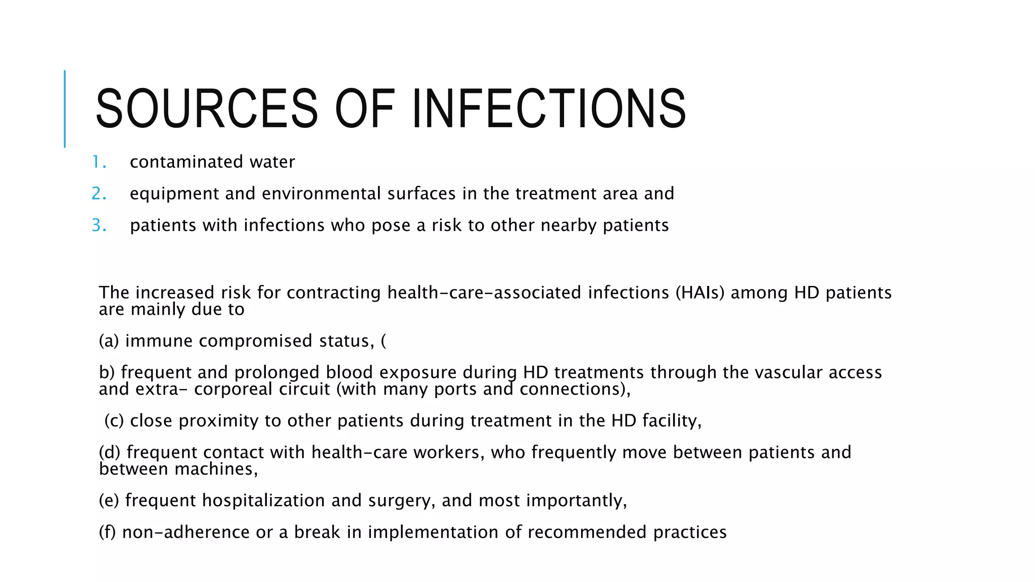 Infection Prevention in Hemodialysis unit | PPTX