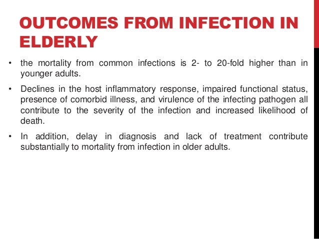 Infections in elderly | PDF