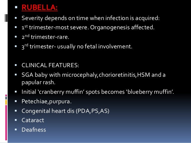 Congenital Rubella Blueberry Muffin Rash