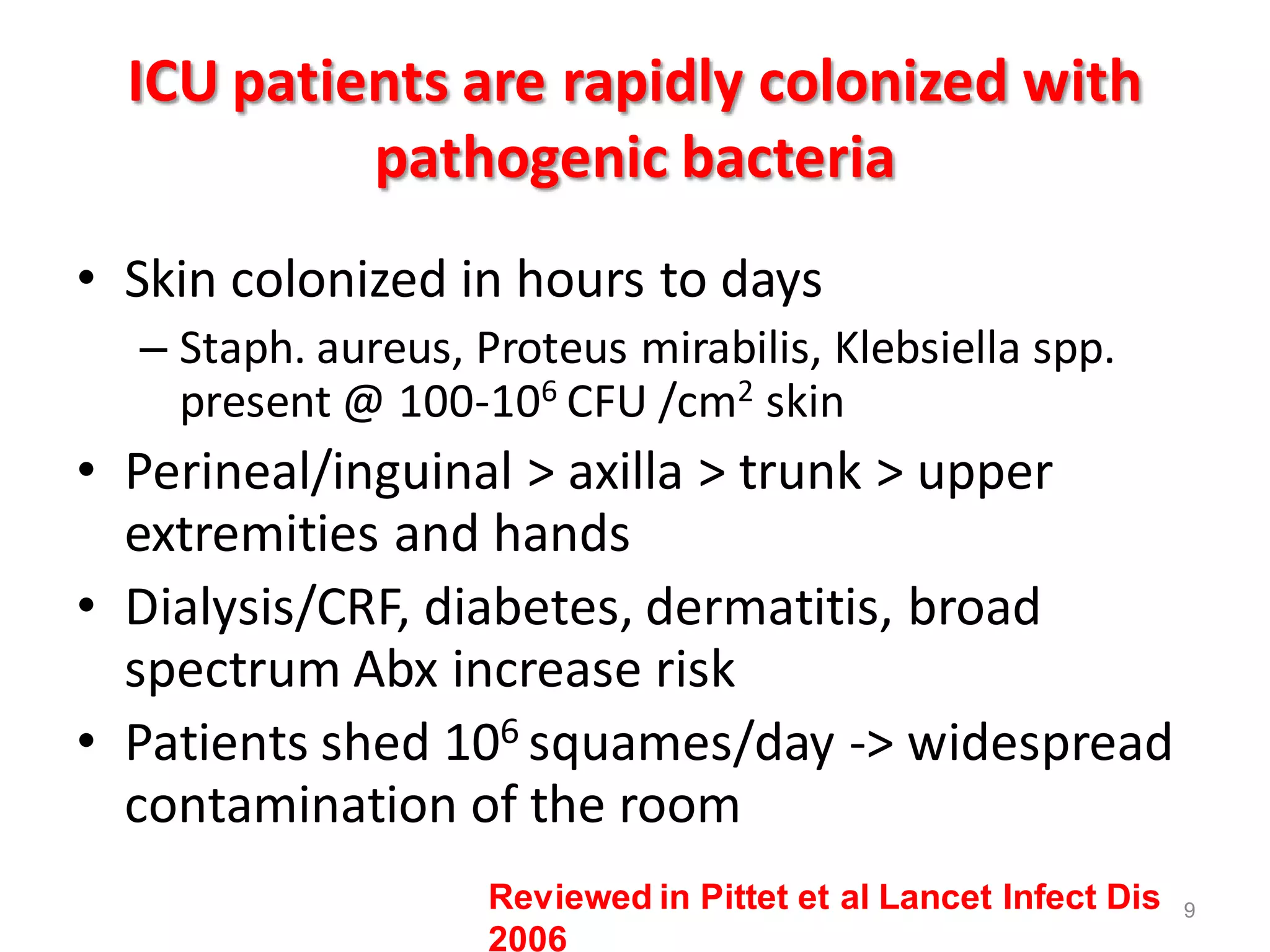 INFECTIONS IN INTENSIVE CARE UNITS Detection, Caring Prevention | PDF