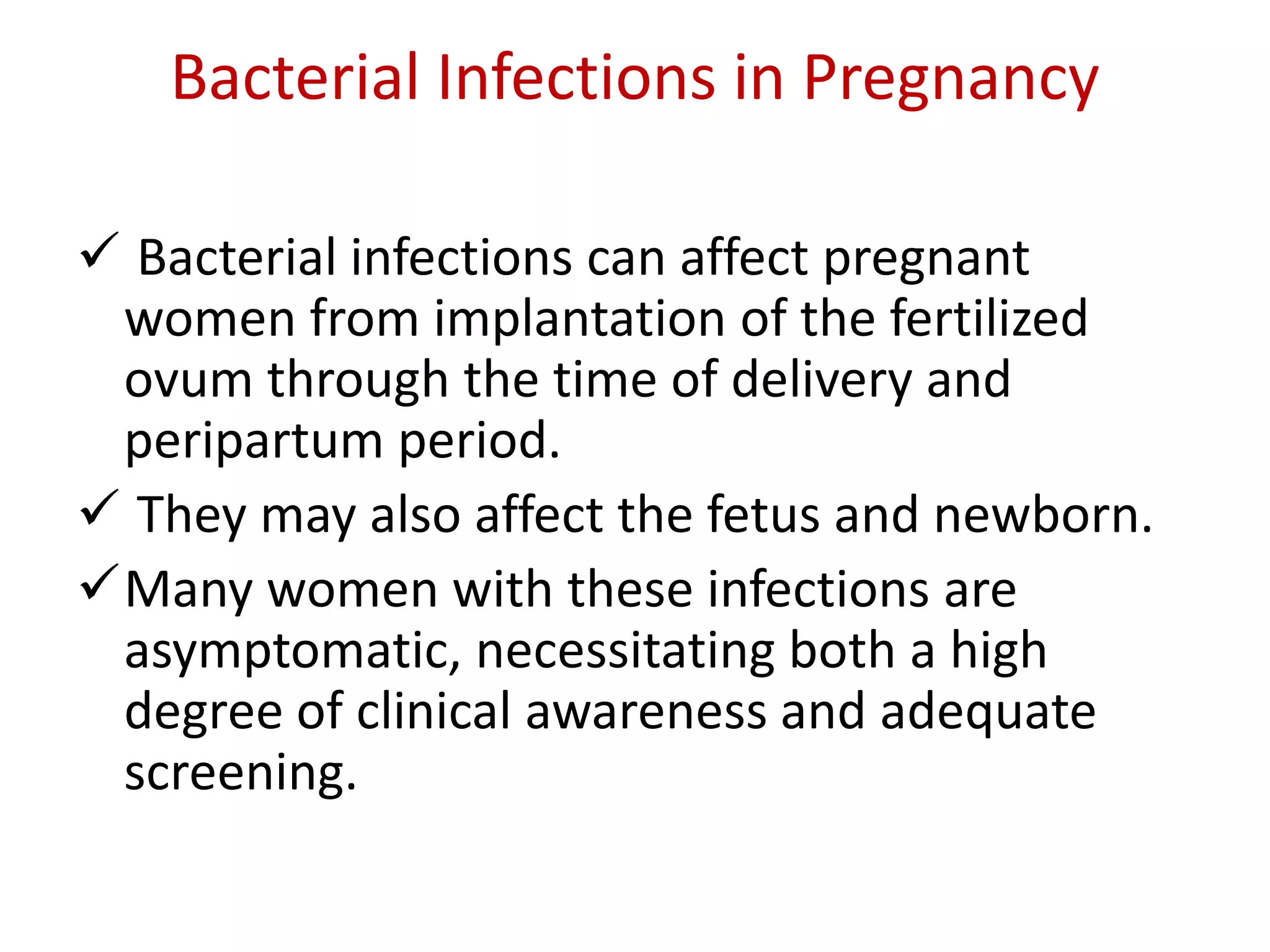 Infections in pregnancy | PPTX