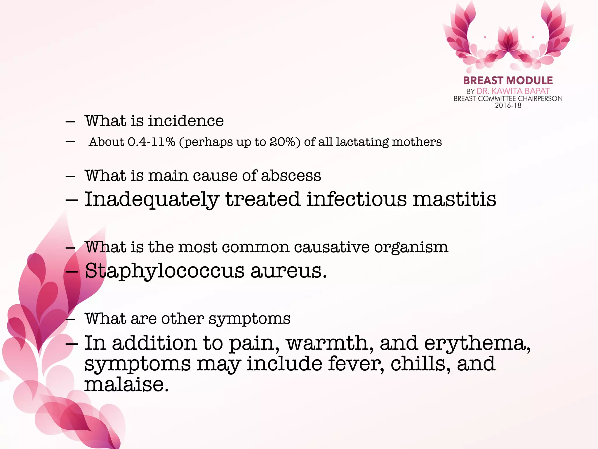 Infections of breast | PDF