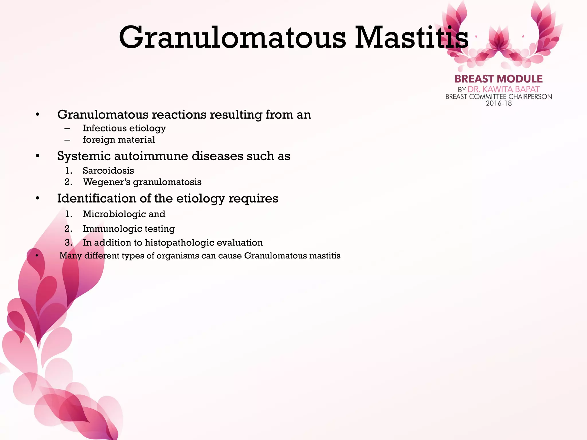 Infections of breast | PDF