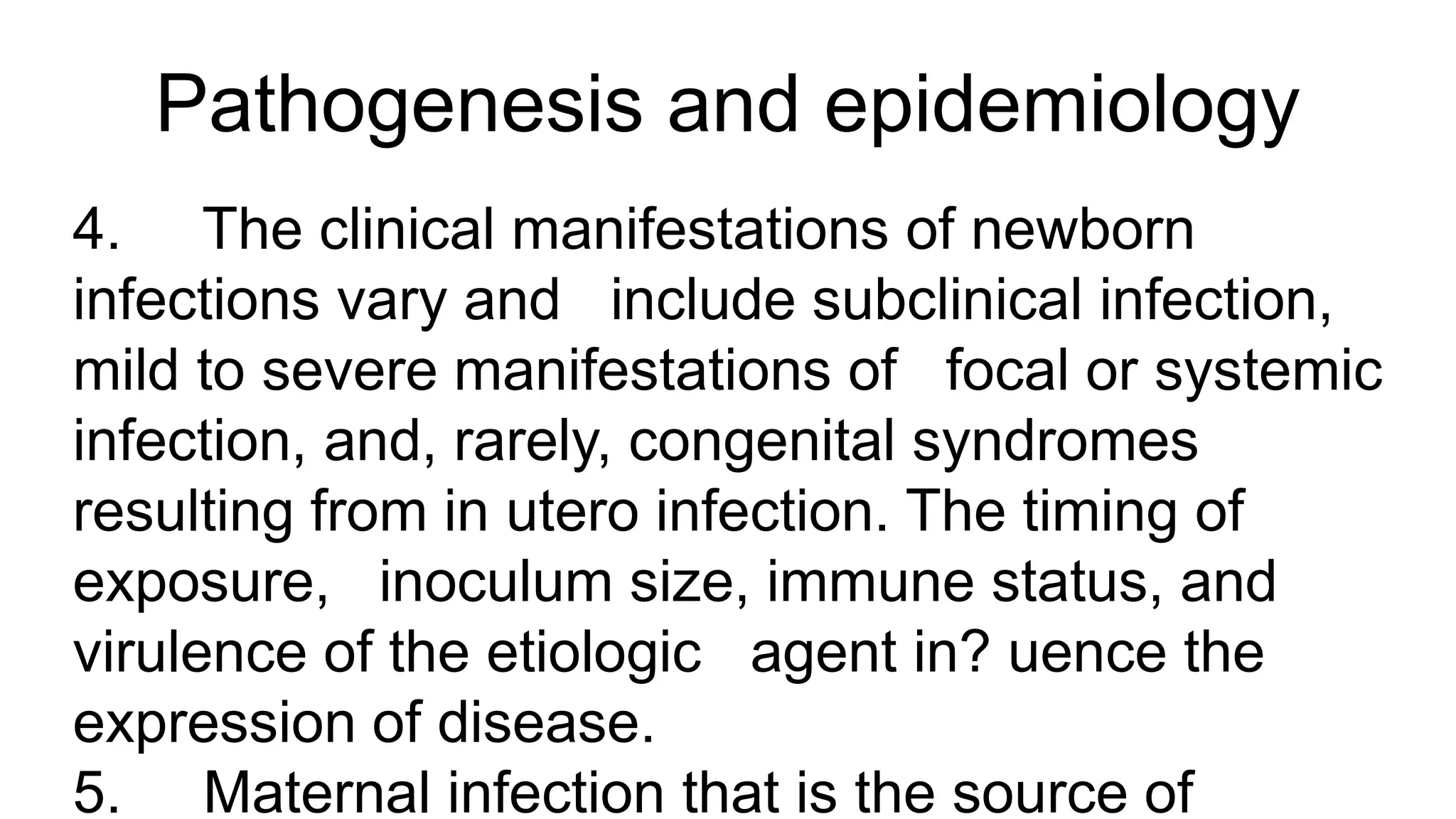 Infections of neonatal infant | PPT