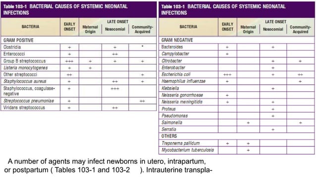 Infections of neonatal infant | PPT