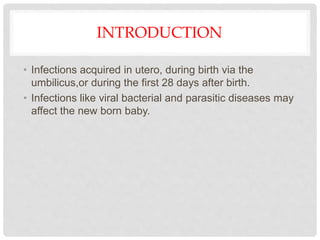 Infections specific to the perinatal period | PPTX
