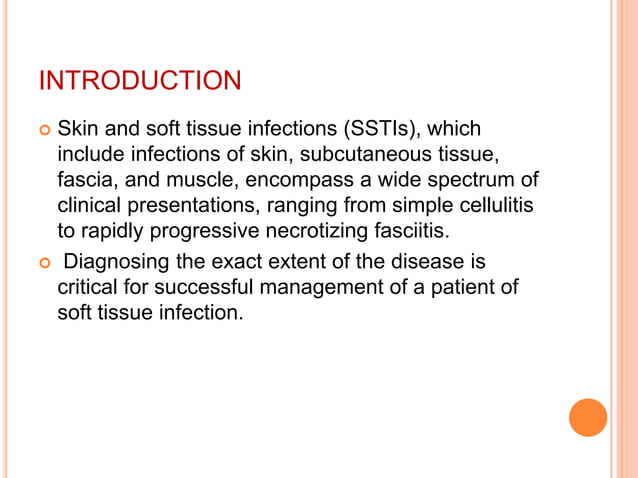 Infections of skin and subcutaneous tissue | PPTX