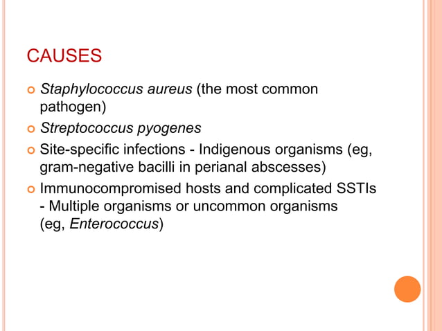 Infections of skin and subcutaneous tissue | PPTX