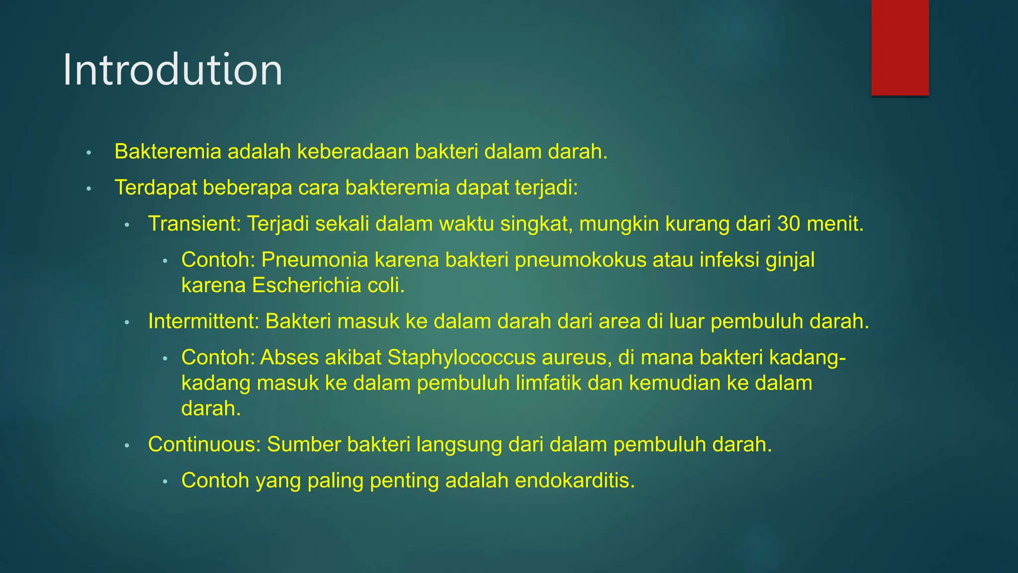 medical mikrobiology Infections of the Blood.pptx