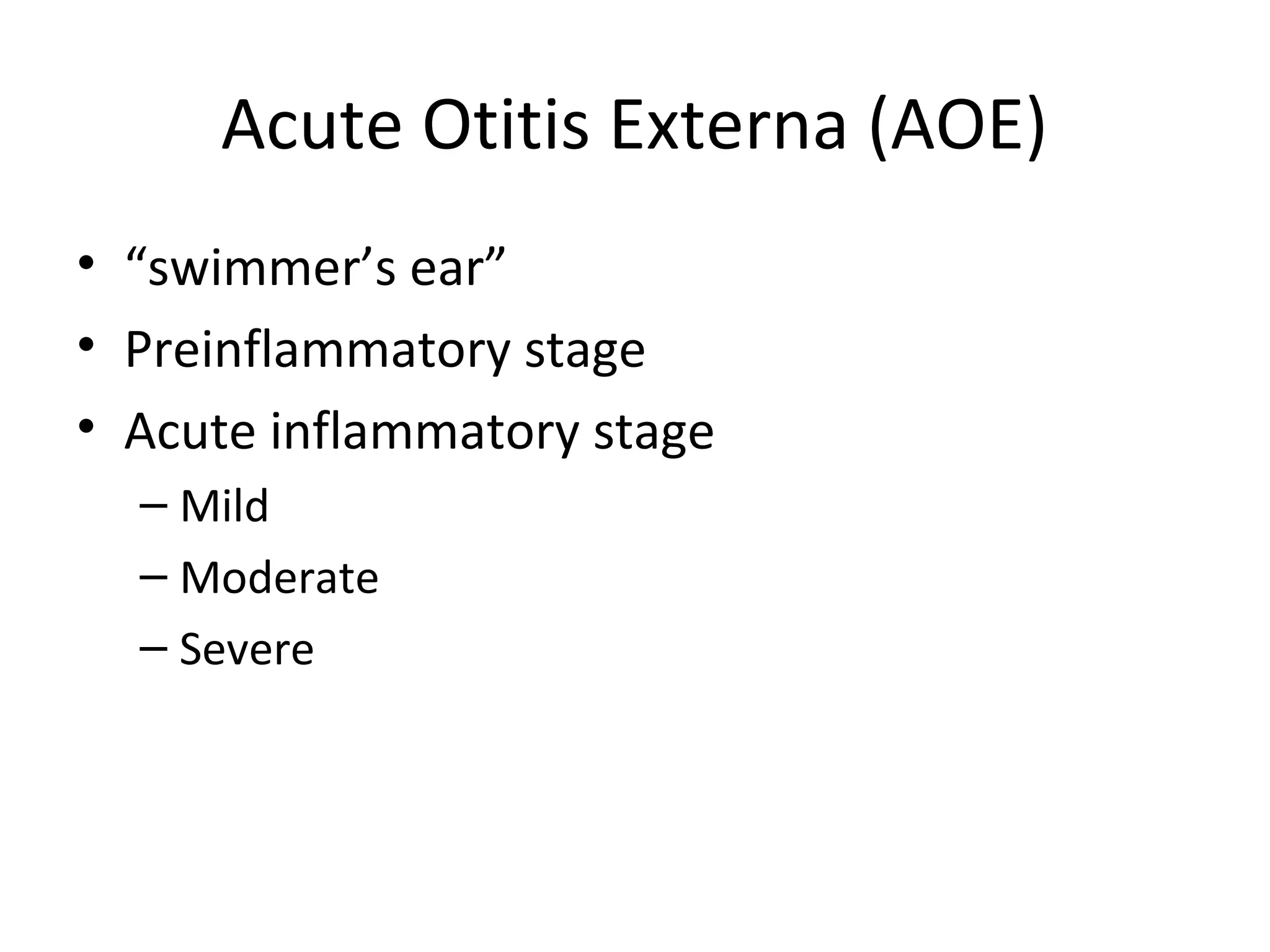 Infections of the external ear | PPT