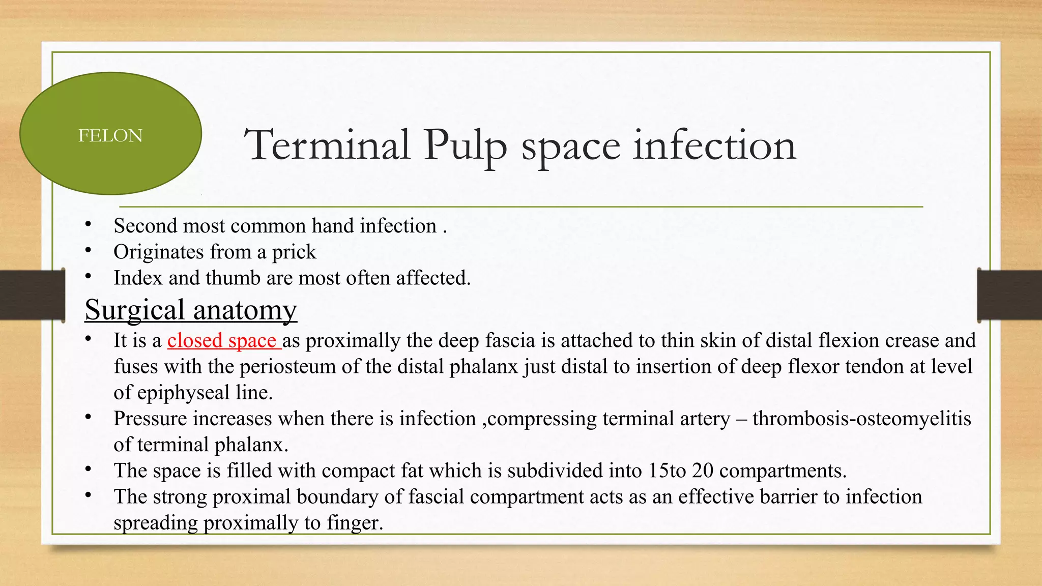 Infections of the hand | PPT