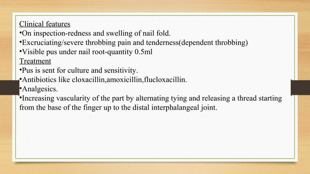 Infections of the hand | PPT