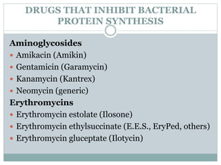 Infections Pharmacology.pptx | Infectious Diseases | Diseases and ...