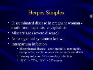 Infections in pregnancy | PPT