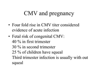 Infectious diseases in pregnancy | PDF