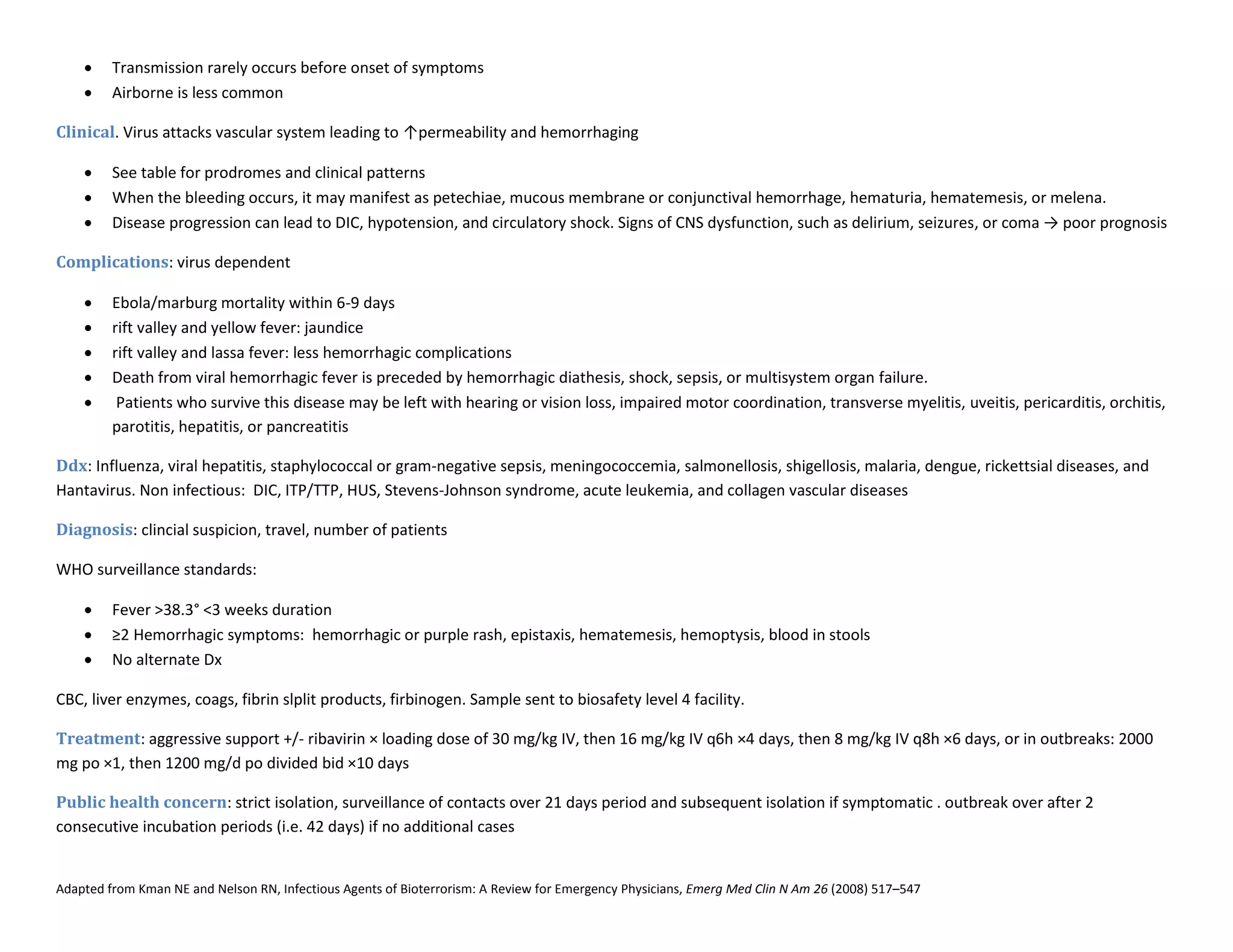 Infectious agents of bioterrorism handout | PDF | Infectious Diseases ...