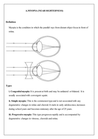 Infectious and inflammatory conditions of eyes | DOCX