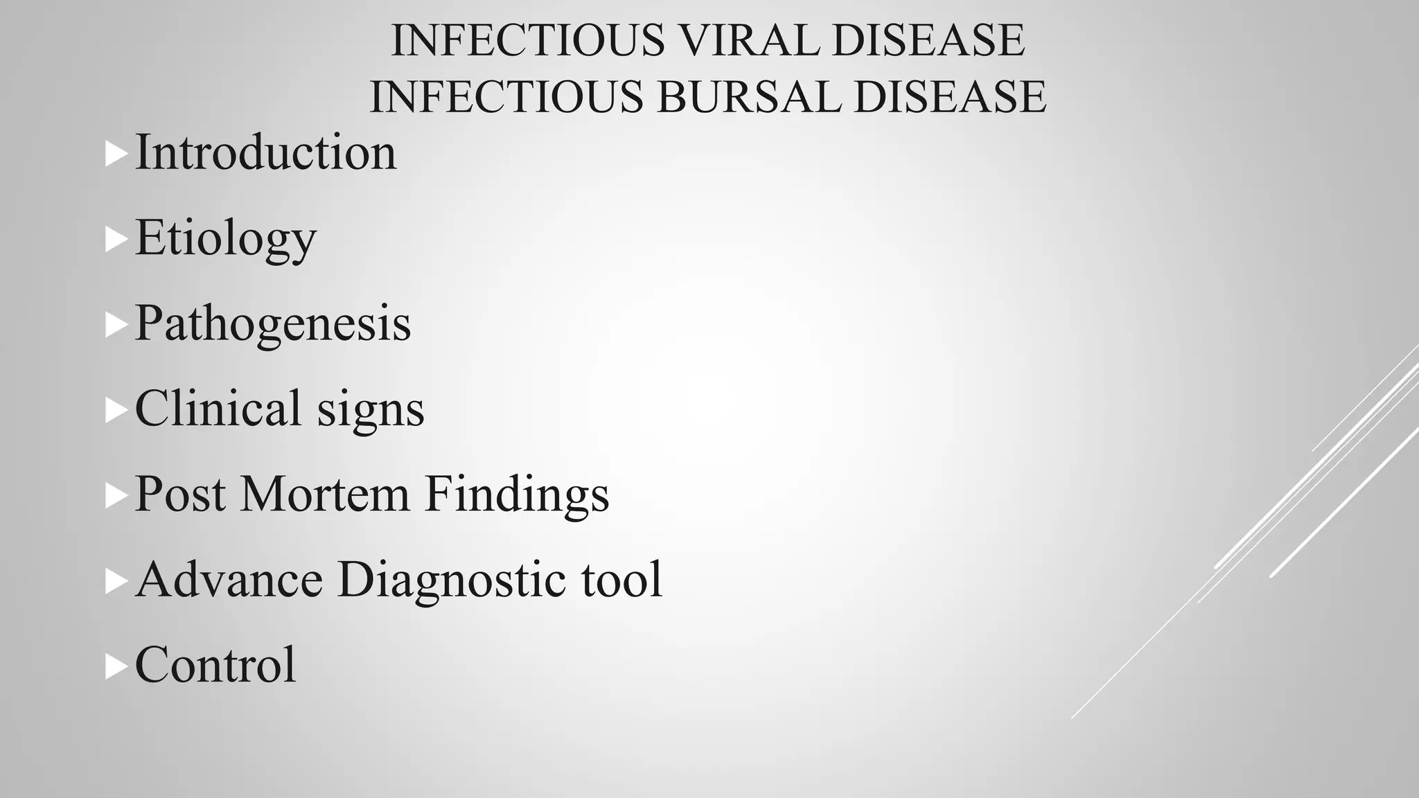 Infectious bursal disease | PPT