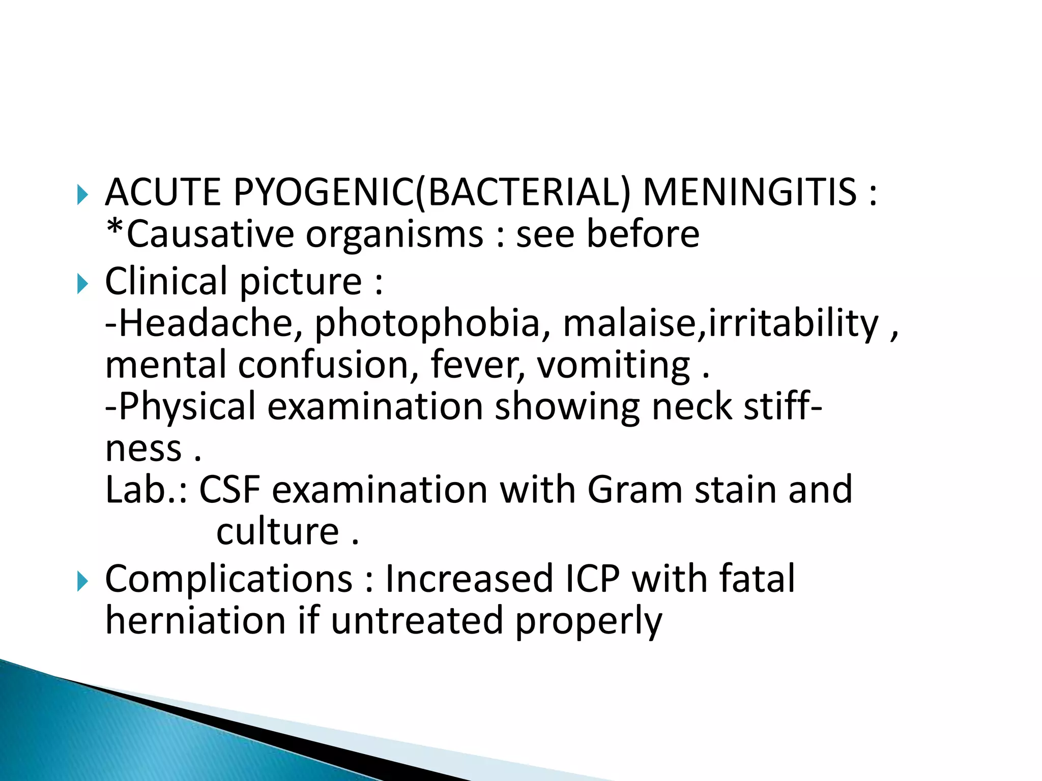 Infectious CNS diseases | PPTX