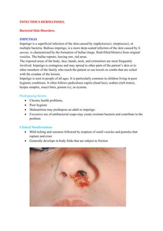 Infectious dermatoses | PDF