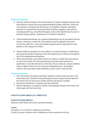 Infectious dermatoses | PDF