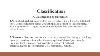 Infectious Diarrhoea internal Med tutorial | PPTX