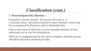 Infectious Diarrhoea internal Med tutorial | PPTX