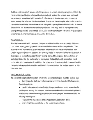 OUTBREAK REPORT: INFECTIOUS DISEASE.docx