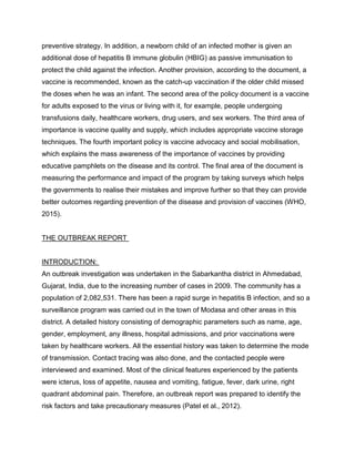 OUTBREAK REPORT: INFECTIOUS DISEASE.docx