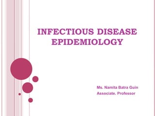 Infectious disease epidemiology | PPT