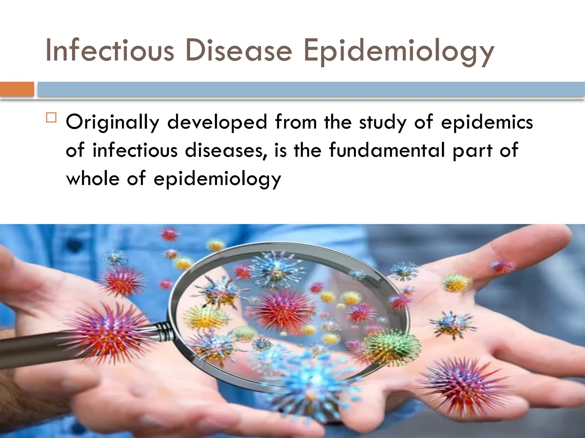 Infectious Disease Epidemiology lecture, | PPTX
