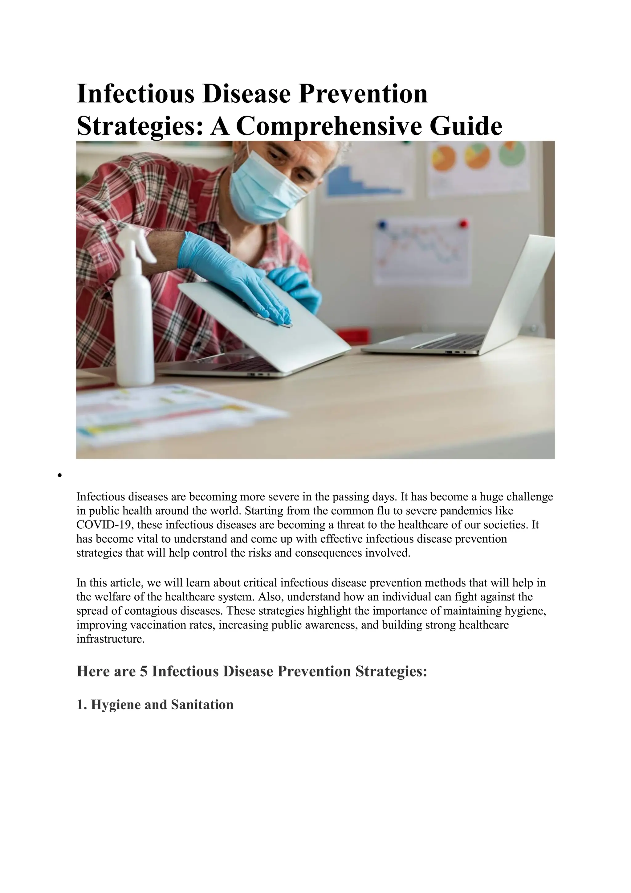 Top 5 Infectious Disease Prevention Strategies For Health | The ...