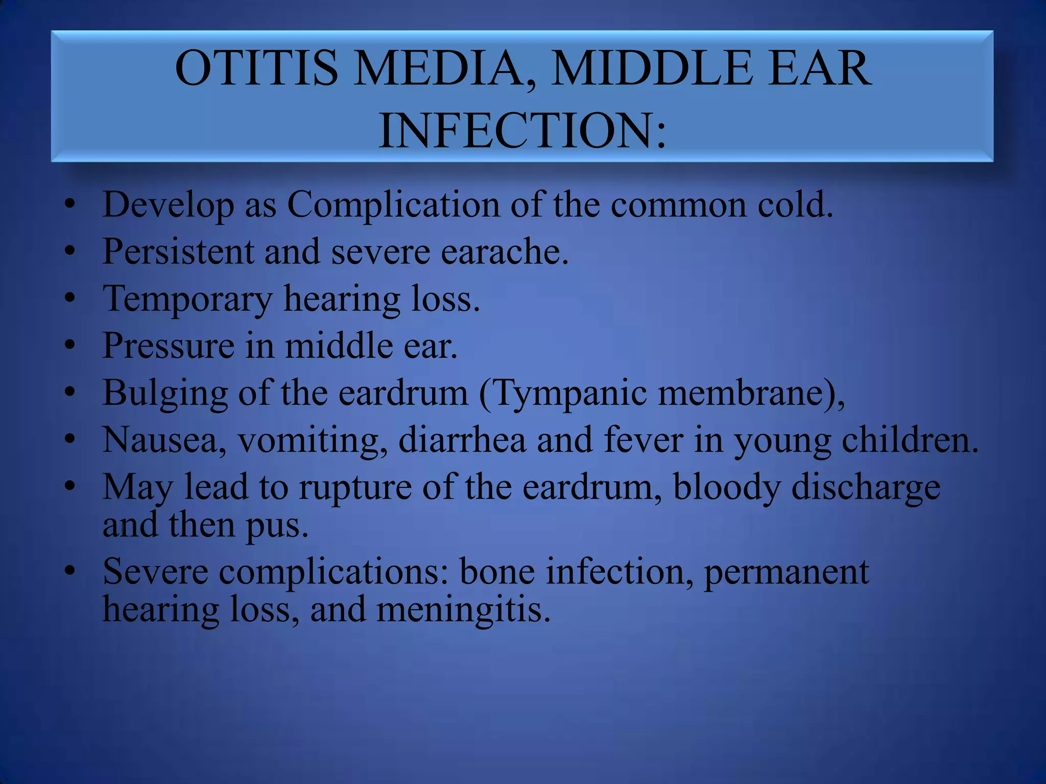 Infectious diseases of the ears | PPTX