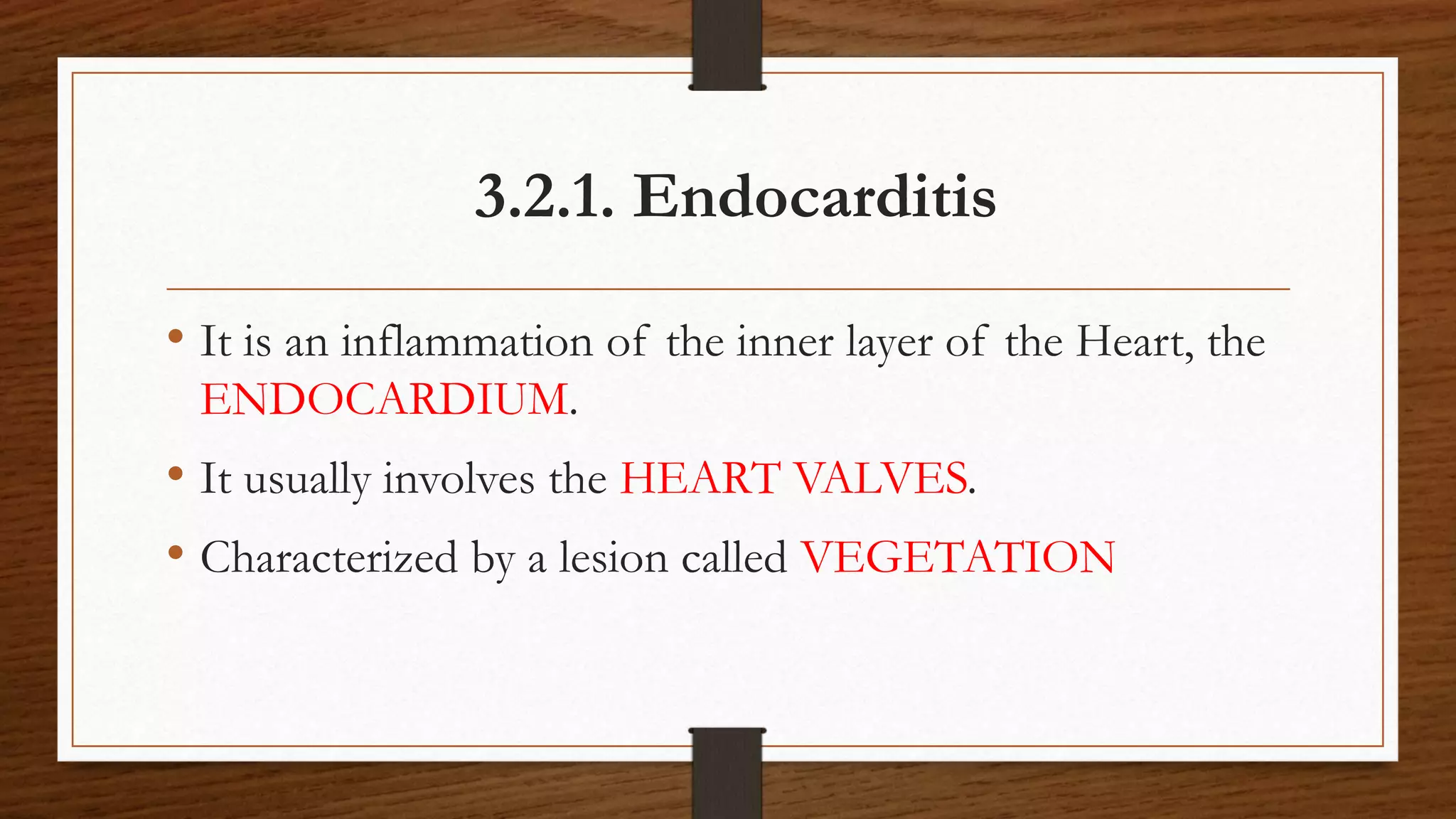 Infectious diseases of the heart | PPTX
