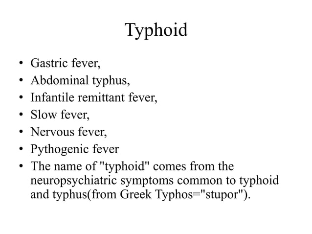 Infectious fevers | PPT