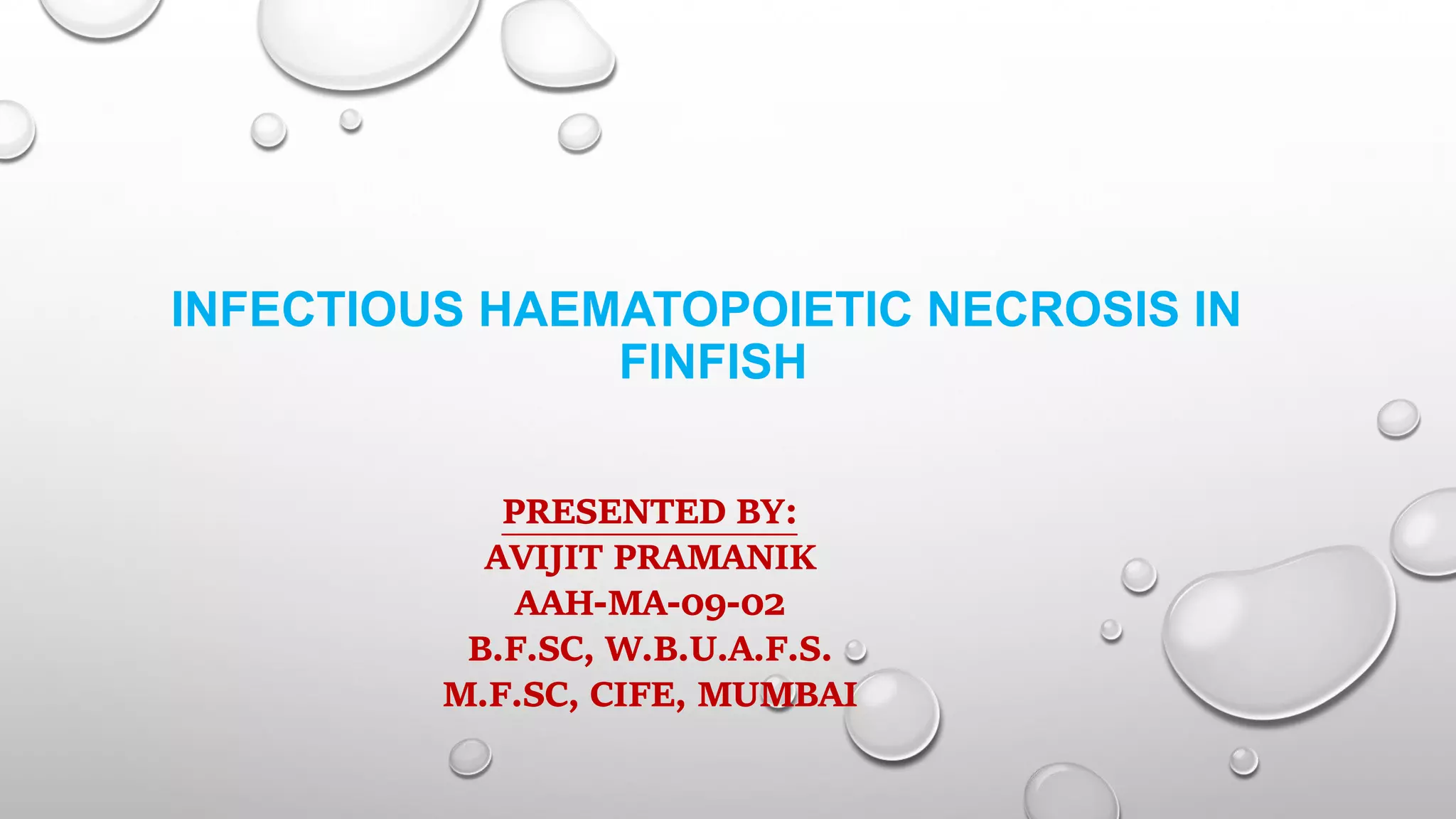 Infectious hematopoietic necrosis virus in finfish (IHNV) | PDF