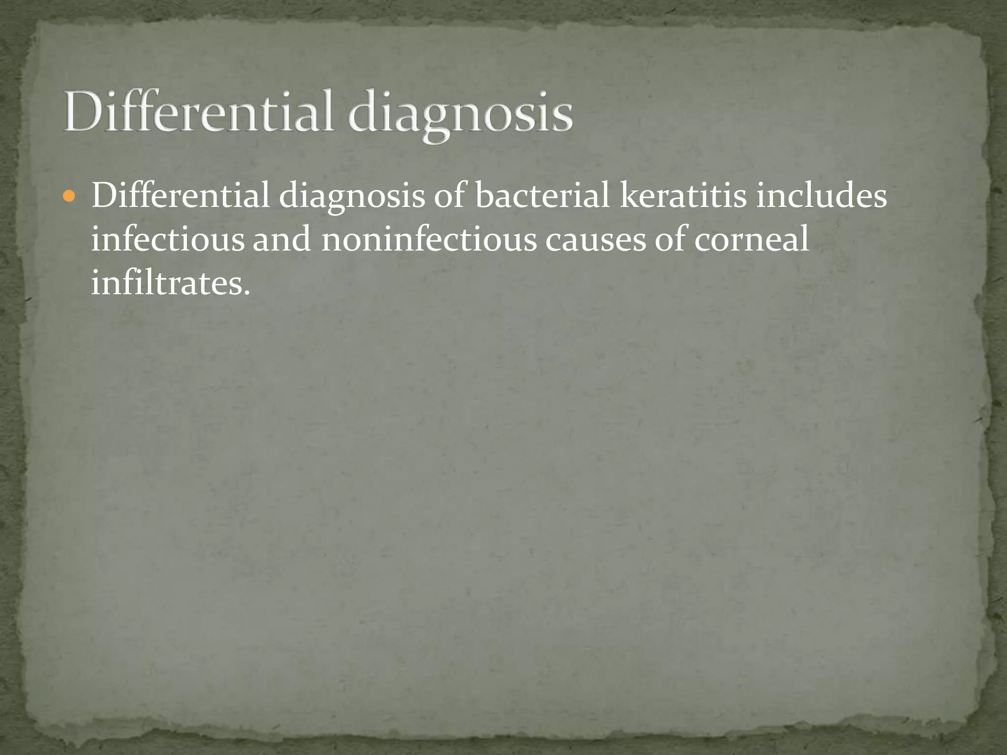 Infectious Keratitis | PPTX