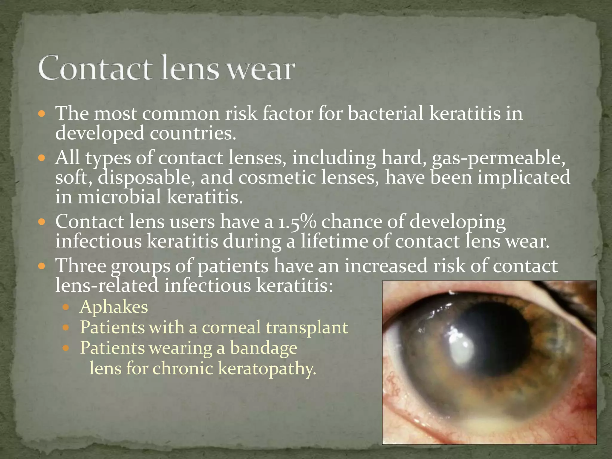 Infectious Keratitis | PPTX