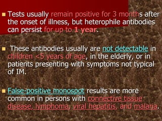 Infectious mononucleosis | PPTX