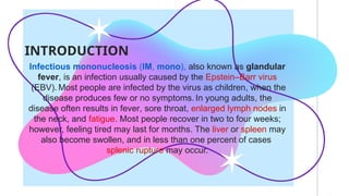 infectious mononucleosis detailed presentation | PPT