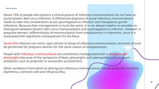 infectious mononucleosis detailed presentation | PPTX