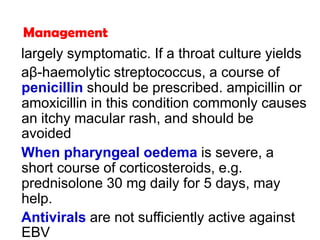 Infectious mononucleosis (im) and epstein barr virus | PPTX