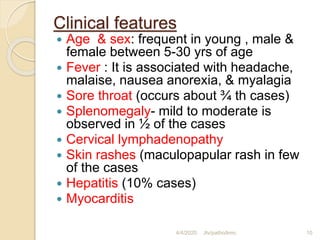 Infectious nucleosis jtvpathokmc | PPTX | Blood Disorders | Diseases ...
