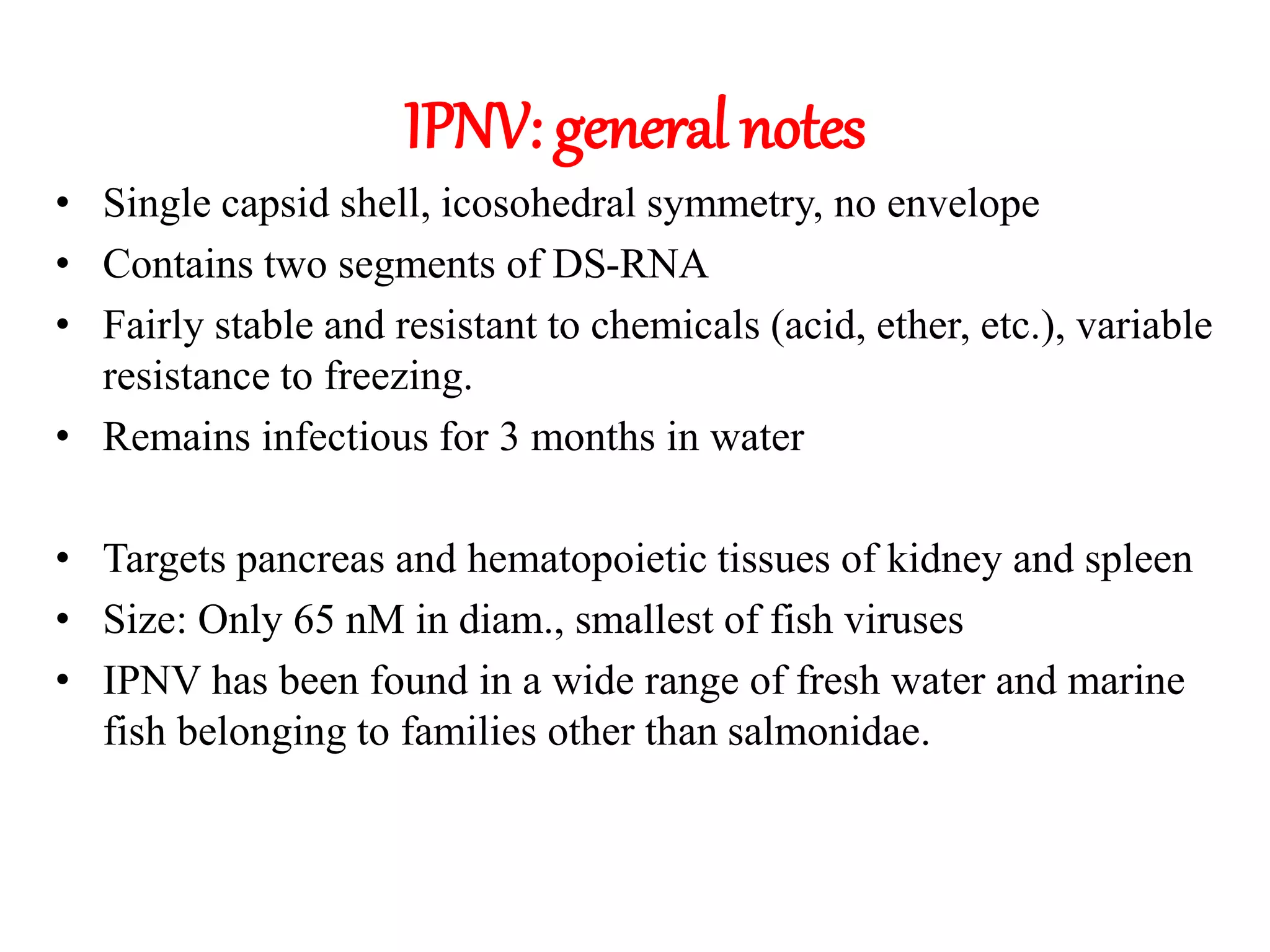 Infectious pancreatic necrosis | PPTX