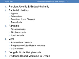 Infectious uveitis | PPTX