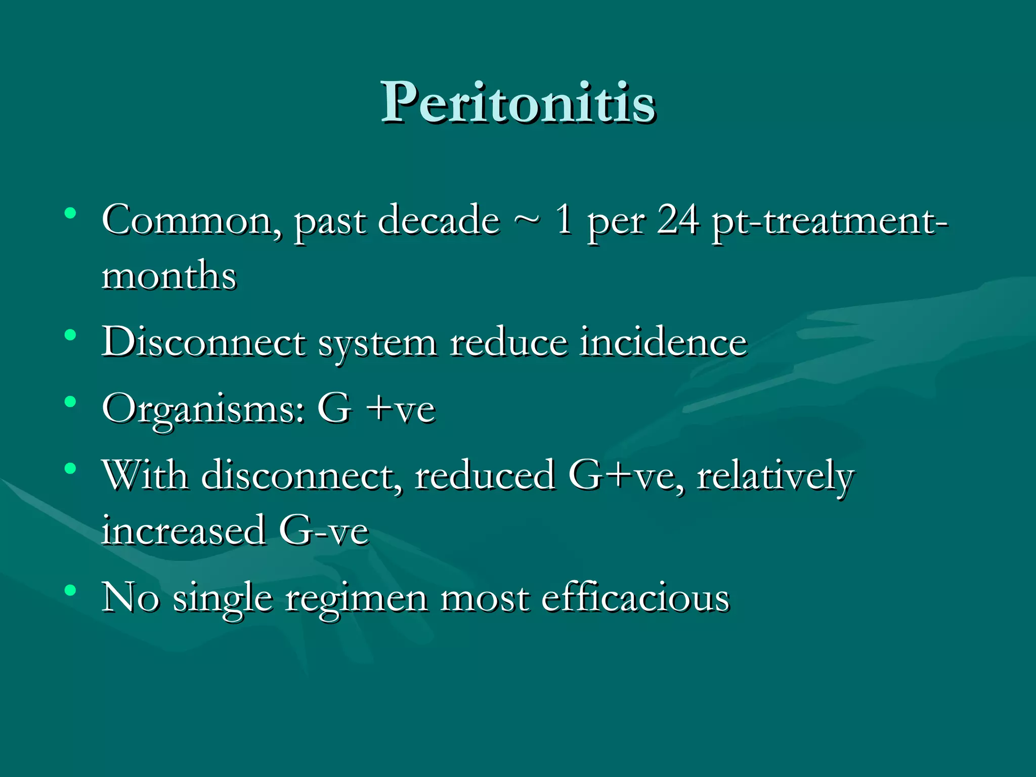 Infective Complications In Pd | PPT