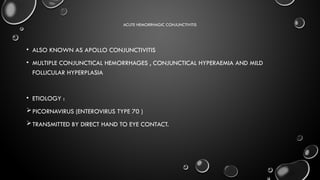 Infective Conjunctivitis.pptx FInal year PG DNB Exam | PPTX