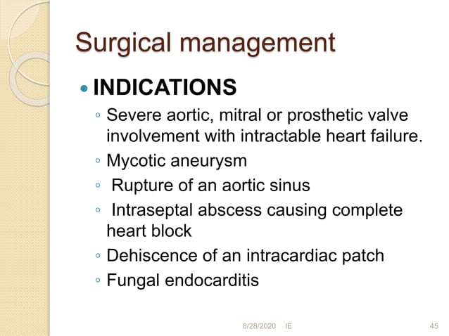 Infective endocarditis in children | PPTX