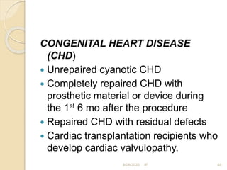 Infective endocarditis in children | PPTX